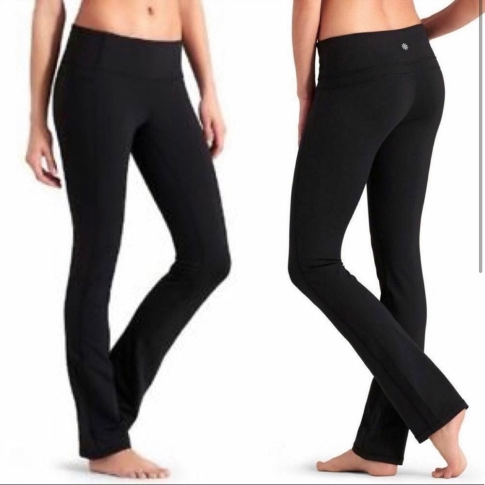 Athleta Straight Up Yoga Tall Yoga Pants In Black - Gem
